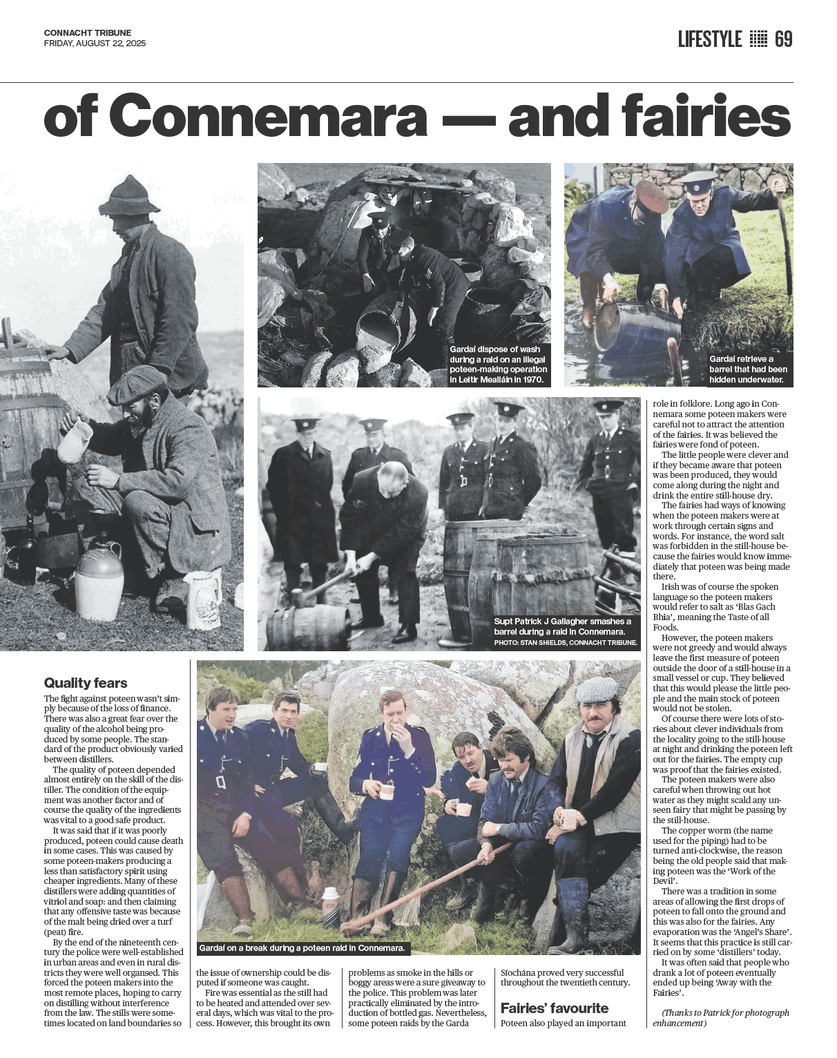 Poteen: beloved moonshine of Connemara - and fairies | Garda Siochana ...